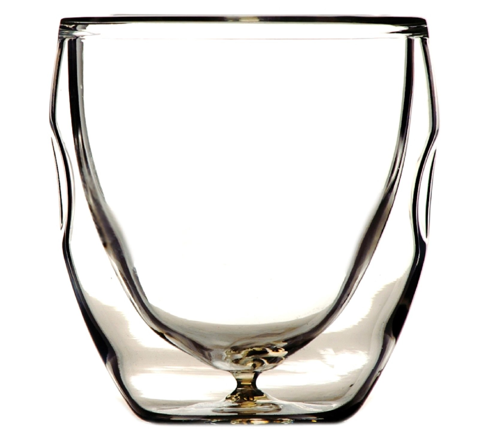 Ozeri Moderna Artisan Series Double Wall Beverage and Espresso Shot Glasses, 2-Ounce, Set of 4