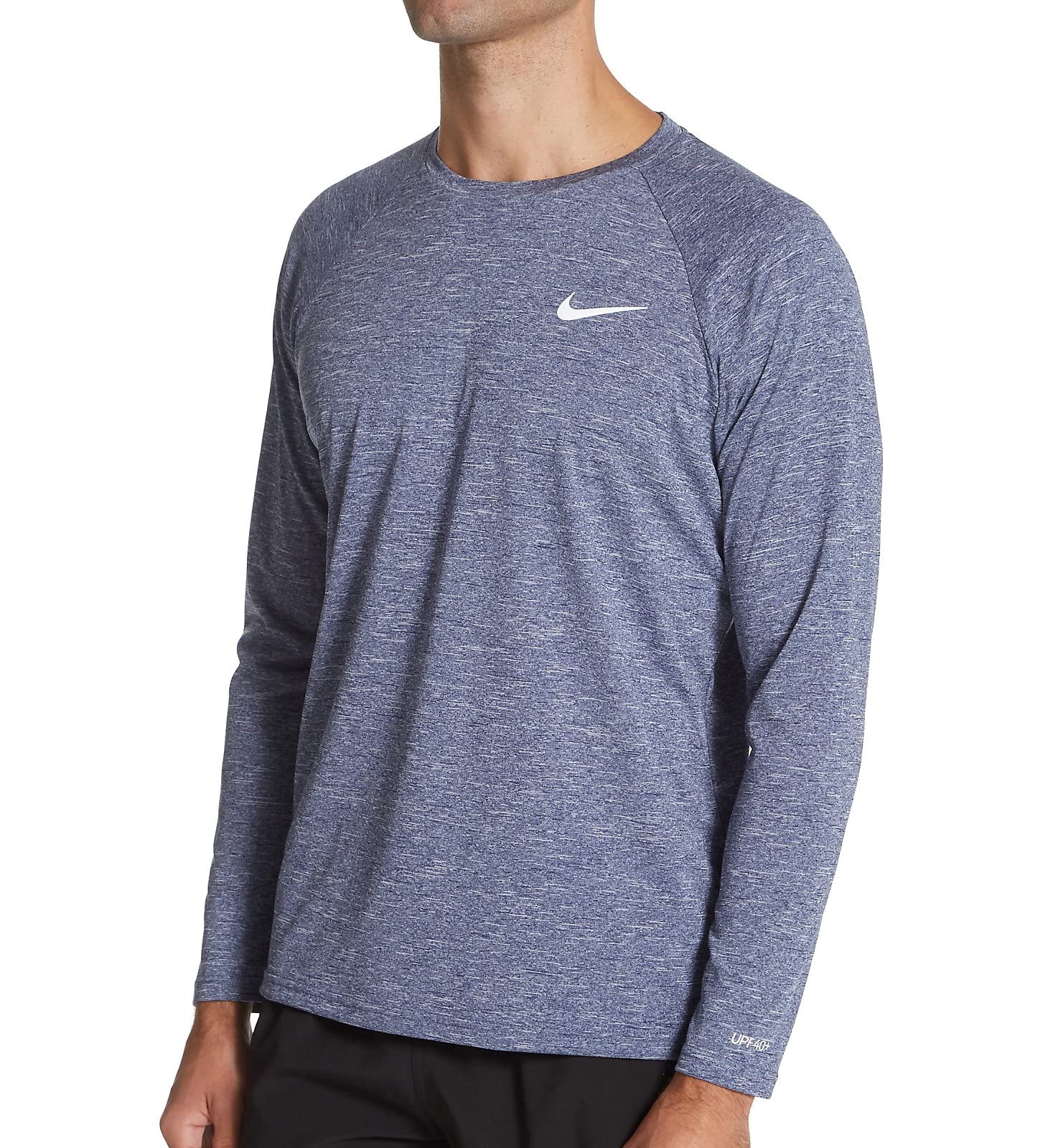 Nike Men's Standard Long Sleeve Hydrogua, Midnight Navy, X-Large