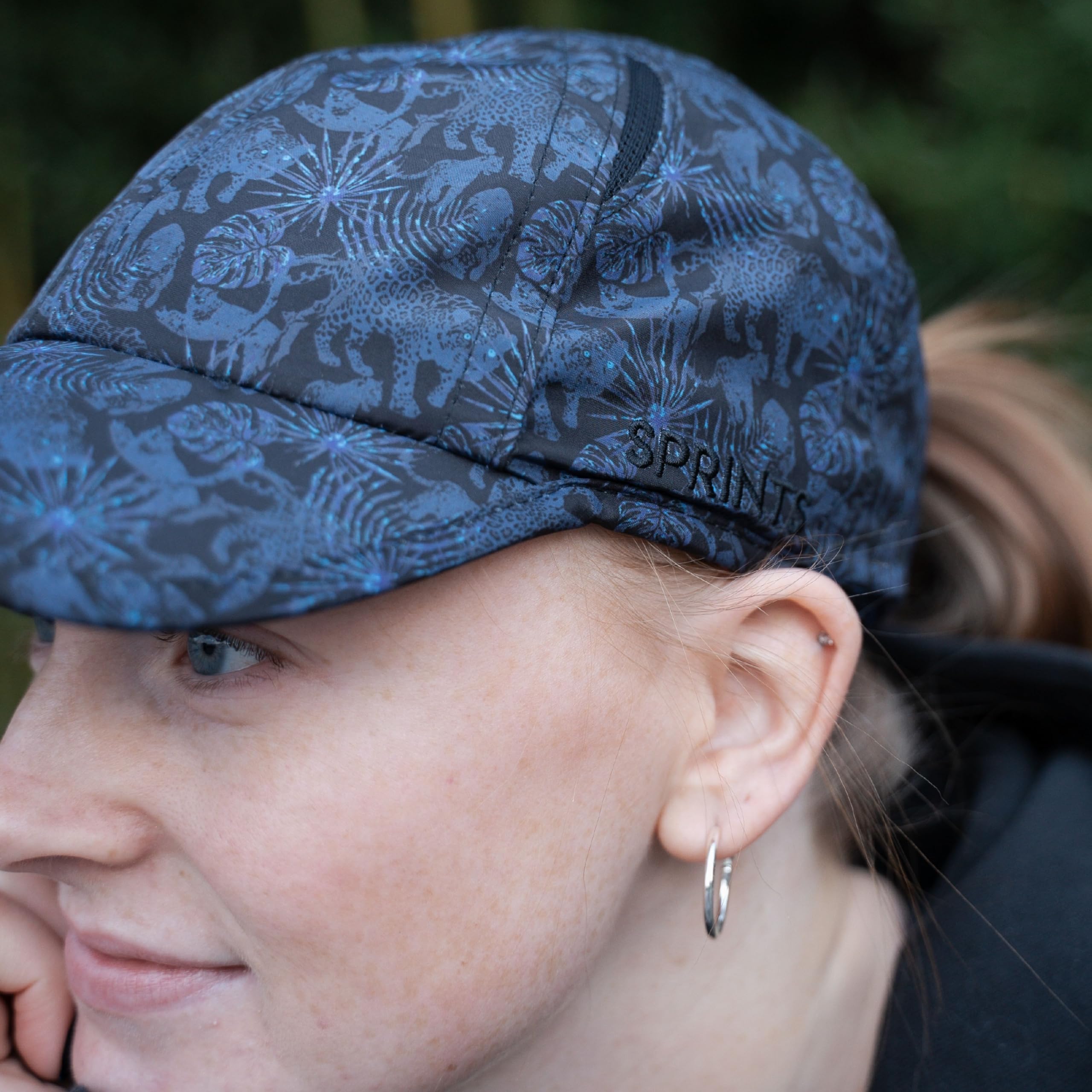 Sprints Fish are Friends Race Day Performance Running Cap | The Lightweight, Quick Dry, Black Sport Hat, One Size