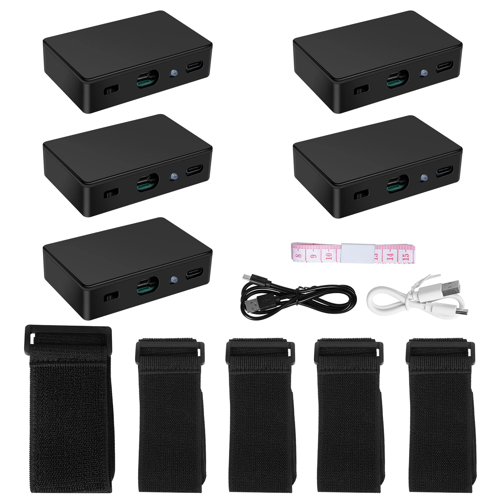 PC VR Full Body Tracker,VR Tracker, Virtual Reality System Full Body Tracker Compatible with SteamVR PCVR VRchat Tracking Set Without Base Station