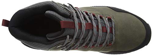 Merrell Men's FORESTBOUND MID Waterproof Hiking Boot, Grey, 11