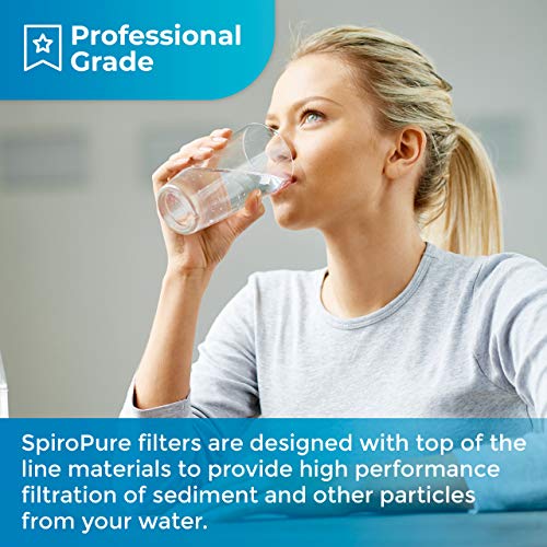 SpiroPure SP-CW30 10x2.5 30 Micron String-Wound Polypropylene Sediment Water Filter Cartridge SWC-25-1030 CW-MF 155187-43 (Case of 24)