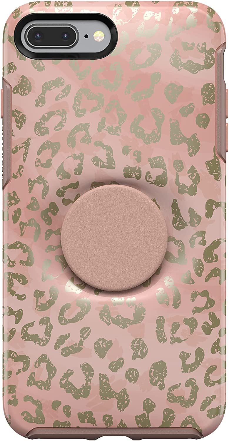 OtterBox + Pop Symmetry Series Case for iPhone 8 Plus & iPhone 7 Plus (ONLY - NOT Smaller 8/7) Non-Retail Packaging - Feelin Catty