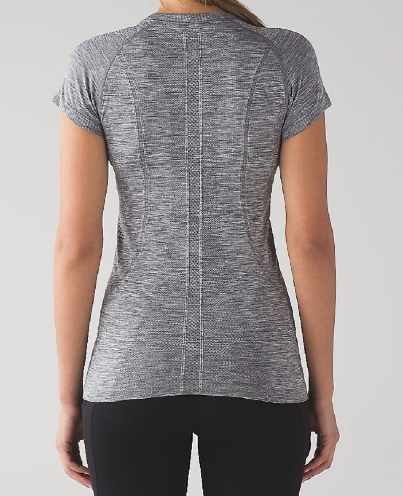 lululemon Swiftly Tech Short Sleeve Crew (Heathered Slate, 10)
