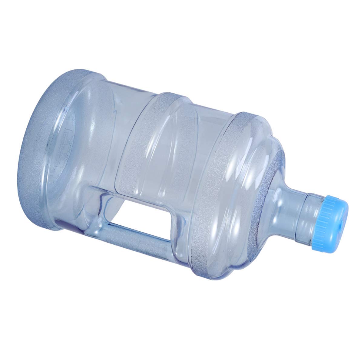 LIOOBO Water Jug 5L Mineral Water Bottle for Camping Hiking Outdoor Sport Portable Plastic Bottle with Handle Carrying Easy