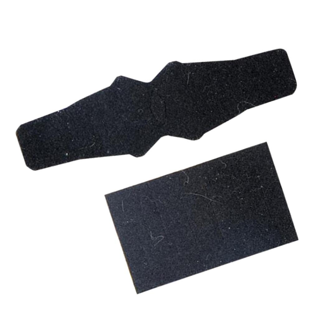 LEIPUPA 1 Set Replacement Felt Kit, Black Universal Drop Away Rest Sticker Tape, Anti-, Abrasion Proof Tool for Accessories