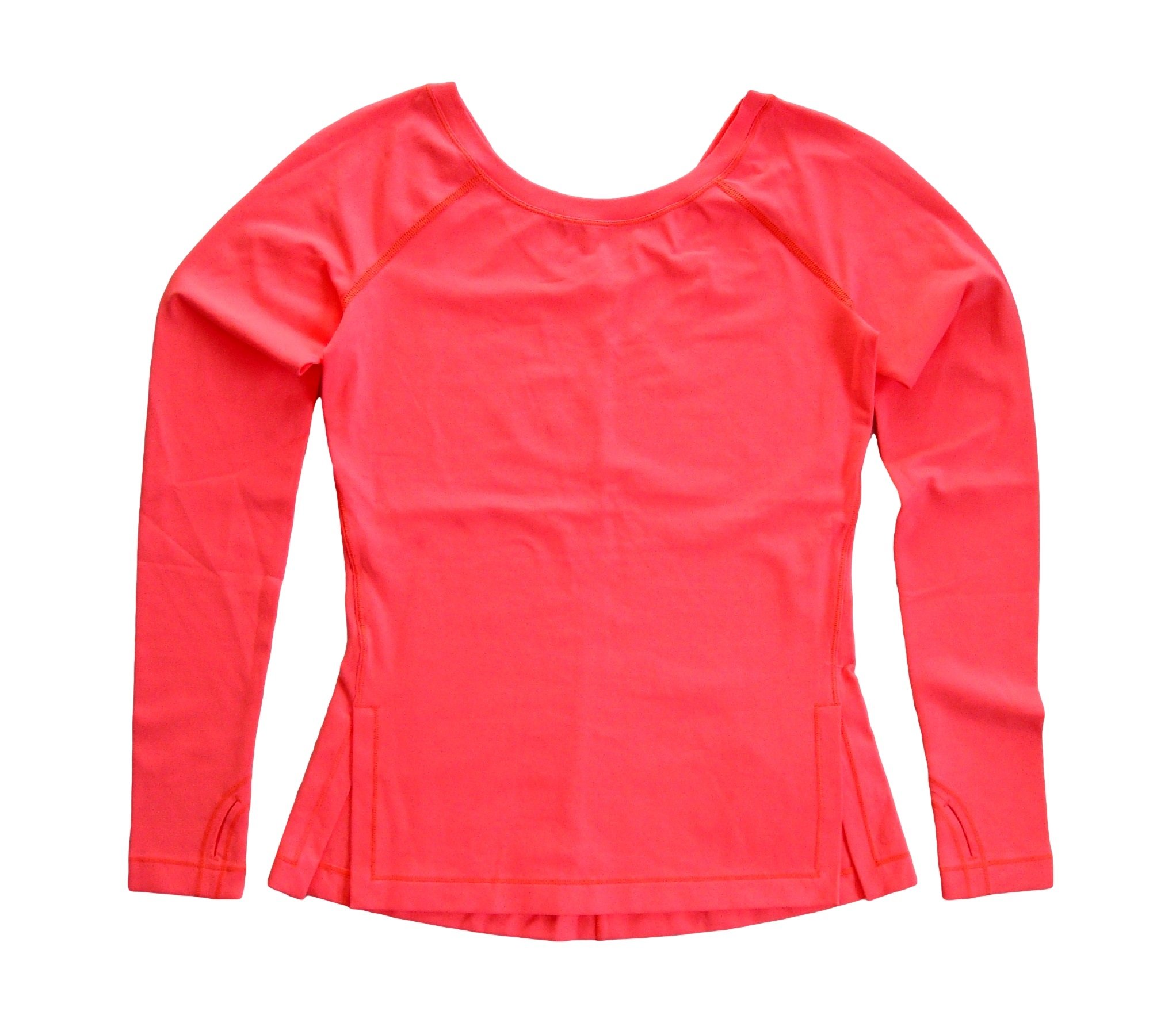 lululemon Tuck-in LS Tee Women's Shirt Grapefruit (10)