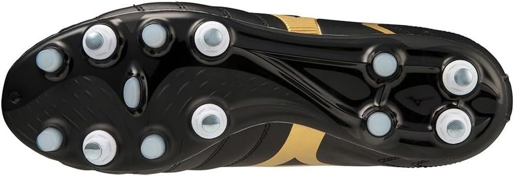 Mizuno Unisex Soccer, Black Gold, 10 US Women