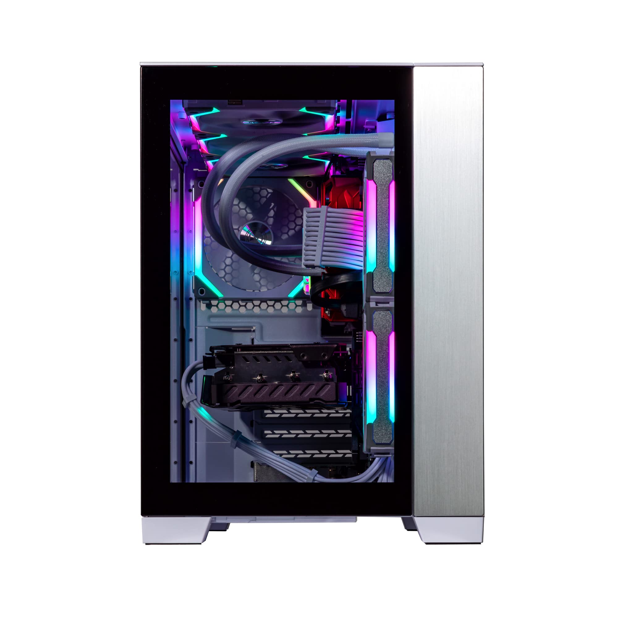 Velztorm Mini Lux Gaming Desktop PC (AMD Ryzen 9 5950X 16-Core, Radeon RX 7900 XT, 32GB RAM, 1TB PCIe SSD + 2TB HDD (3.5), WiFi, USB 3.2, HDMI, Display Port, Win 11 Home)
