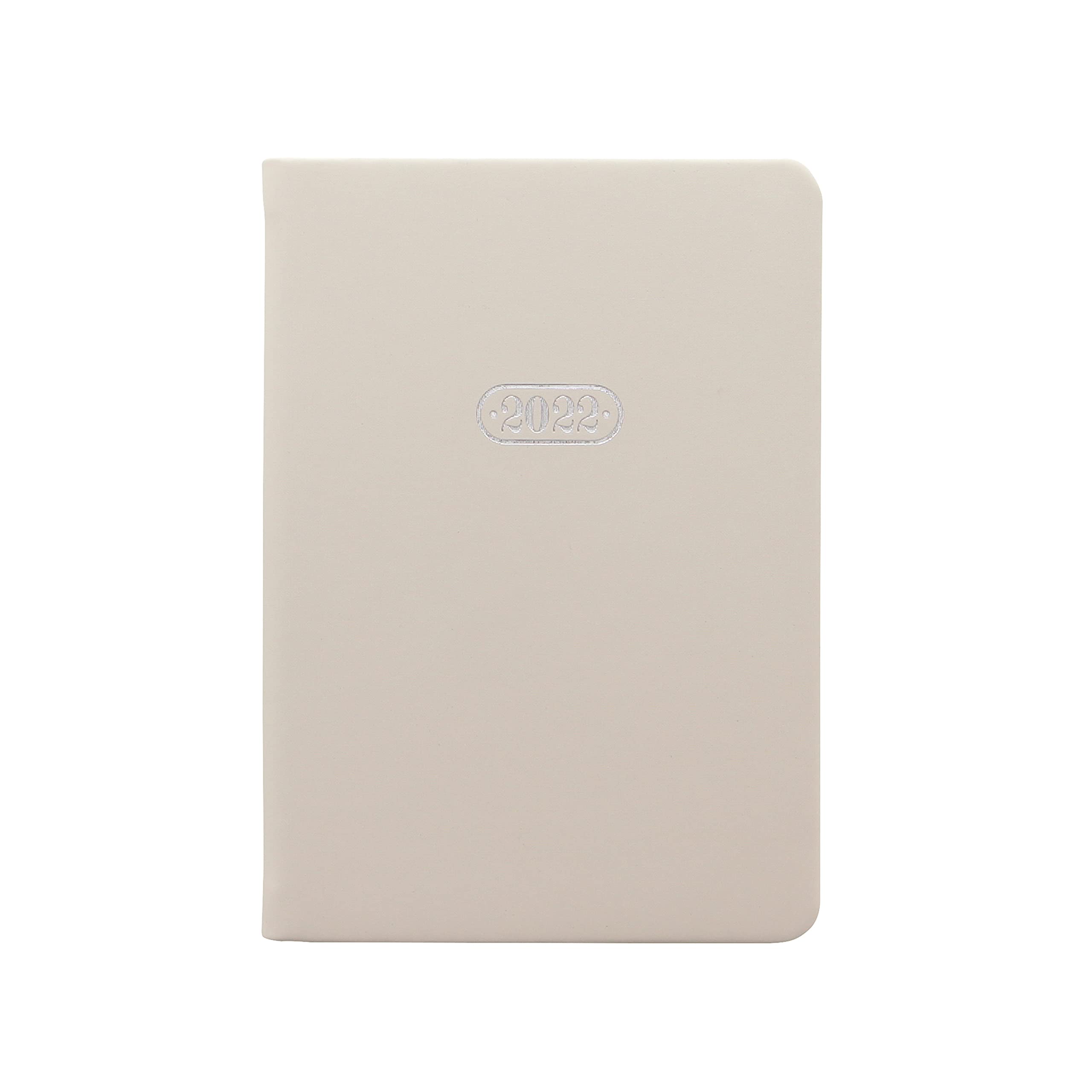 Letts Pastel A6 Week to View 2022 Diary - Stone