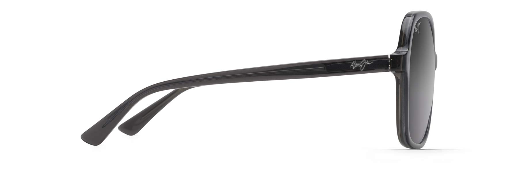 Maui Jim Women's Taro Polarized Fashion Sunglasses, Translucent Grey/Neutral Grey, Medium