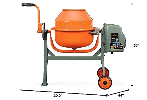YARDMAX YM0046 1.6 Cu. Ft. Concrete Mixer