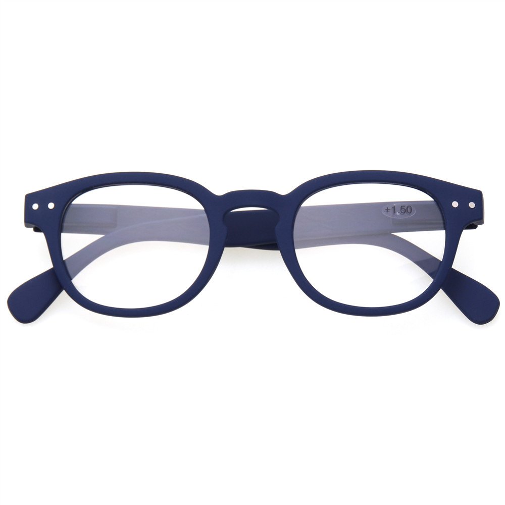 Kerecsen 5 Pack Reading Glasses for Women Men,Spring Hinges,Readers for Kids,Colorful Ladies Readers (5 Pack Mix Color, 3.50)
