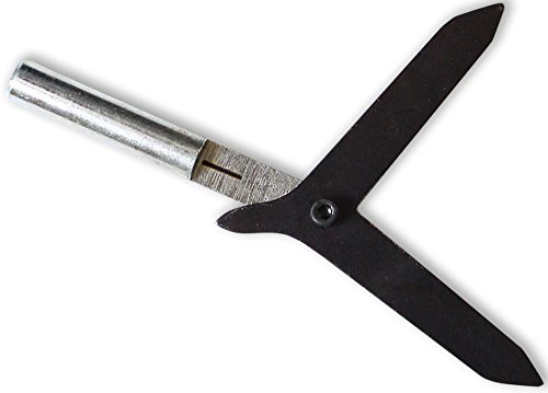 ToolUSA Bench Wizard 4" Round Bar Center Finder | Constructed Of High Quality Steel | Great For Metalworking, Woodworking, Precision Applications