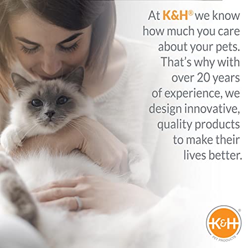 K&H Pet Products CleanFlow Filtered Water Bowl for Cats Granite 80 Ounces