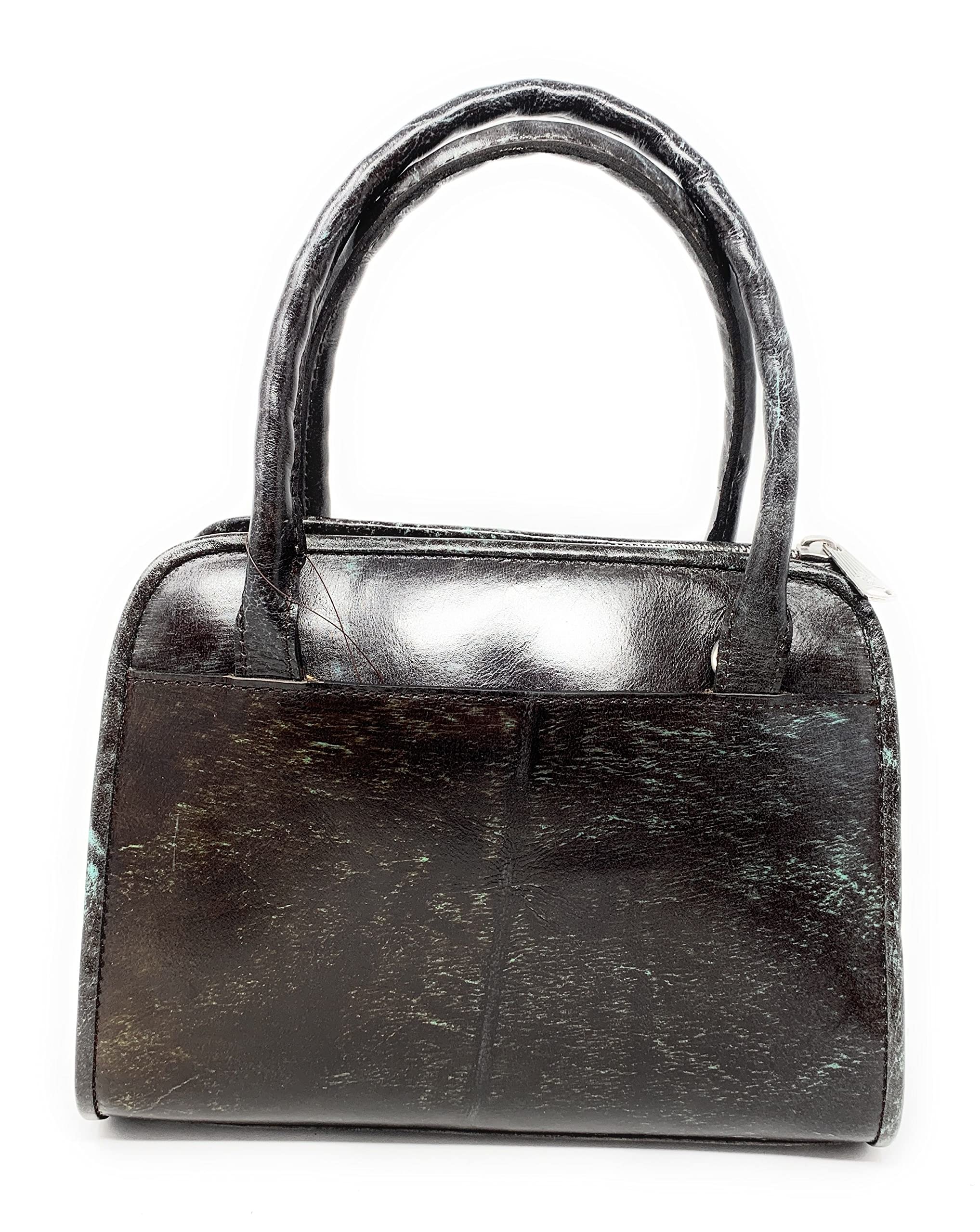 Patricia Nash Tooled Leather Paris Satchel, Small, Turquoise
