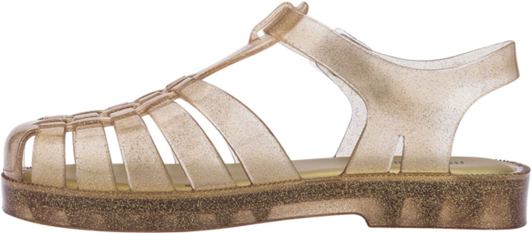 mini melissa Girl's Possession (Little Kid/Big Kid) Beige Glitter 12 Little Kid M
