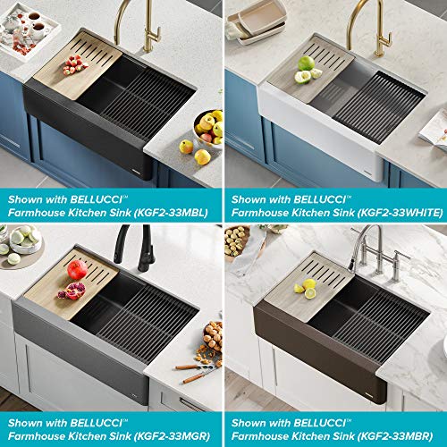 Kraus KRM-11LG Multipurpose Over Sink Roll-Up Dish Drying Rack, Light Grey, 16.88" x 12" x .38"
