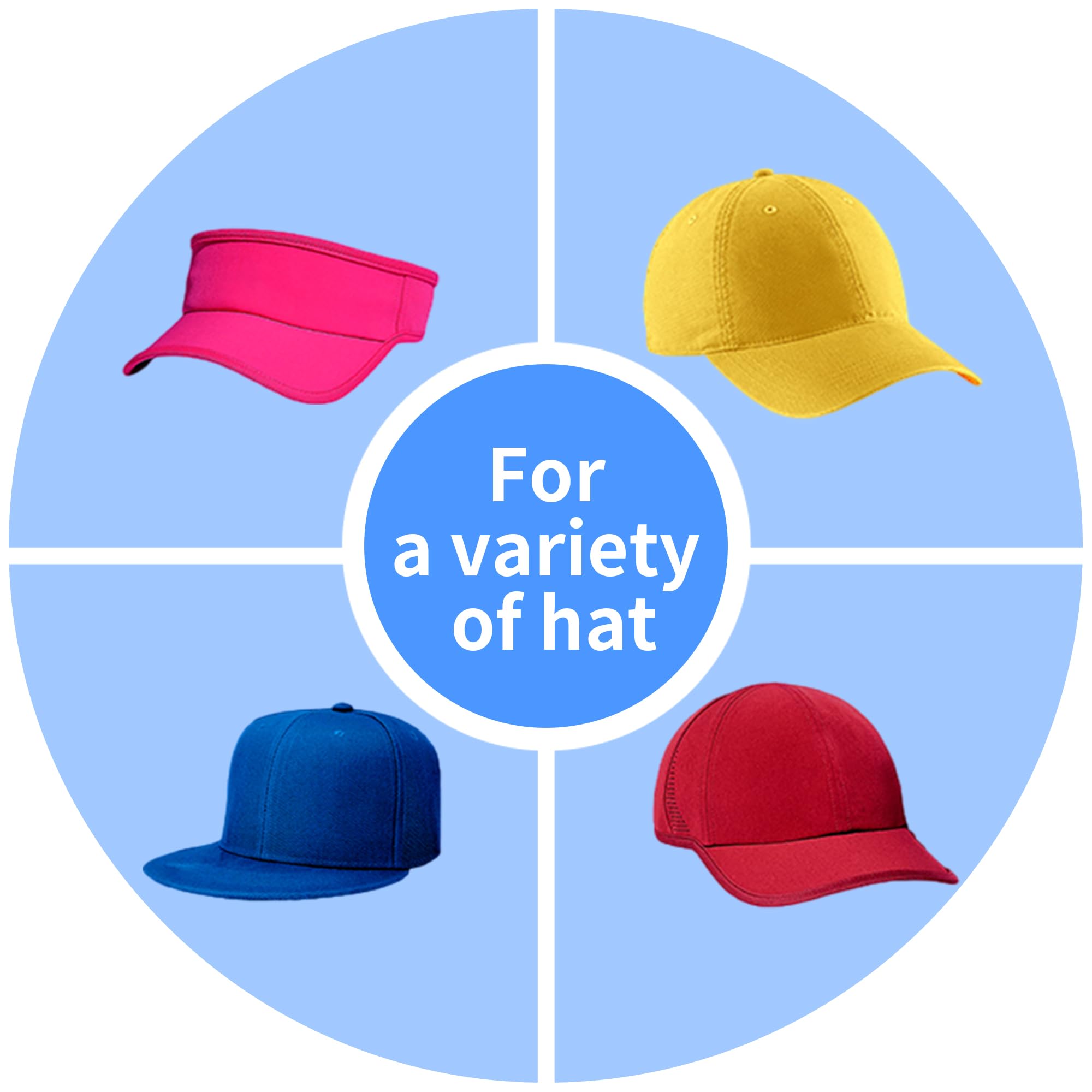 ZHUOMINGJIA Silicon Hat Washer Cage,Suitable For Dishwashers,Dryer,Can Be Reused,Maintain The Shape Of The Hat, For Adults And Kids Ball Caps,Flat & Curved Hats