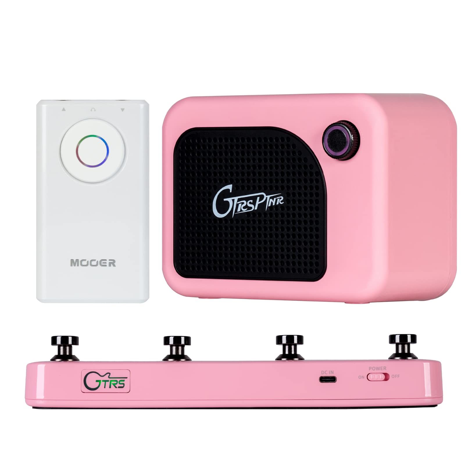 MOOER PRIME P1 Intelligent Pedal Practice Set, Guitar Amp, Footswitch Controller for Guitar and Bass