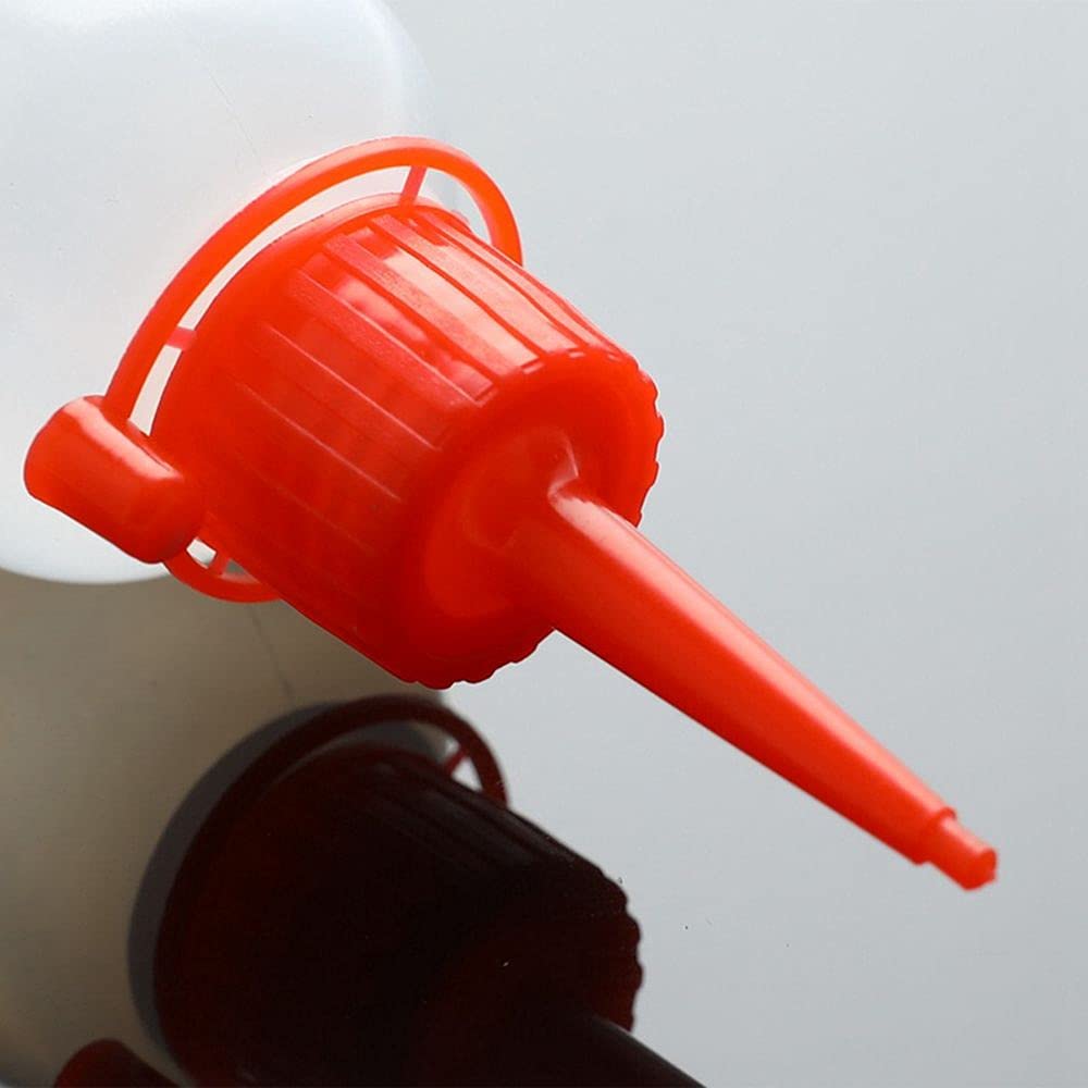 Squeeze Bottle with Cap, Plastic Ketchup Bottle 100ml Sauces Container Multifunctional Storage Bottle, Condiment Bottle Kitchen Gadgets(red)