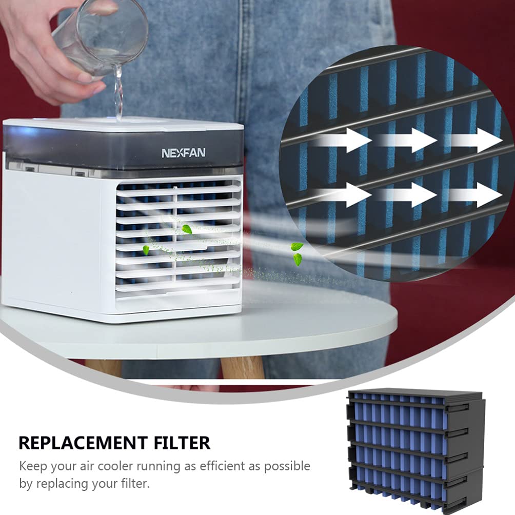 Toddmomy 1Pc Portable Air Conditioner Fan Filter Personal Air Cooler Filter Replacement for Mini Air Conditioner Fan