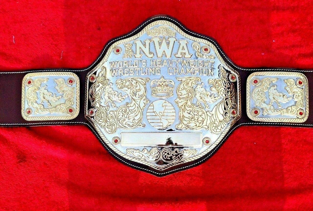 MAXAN NWA Big Gold Championship Belt Adult Size