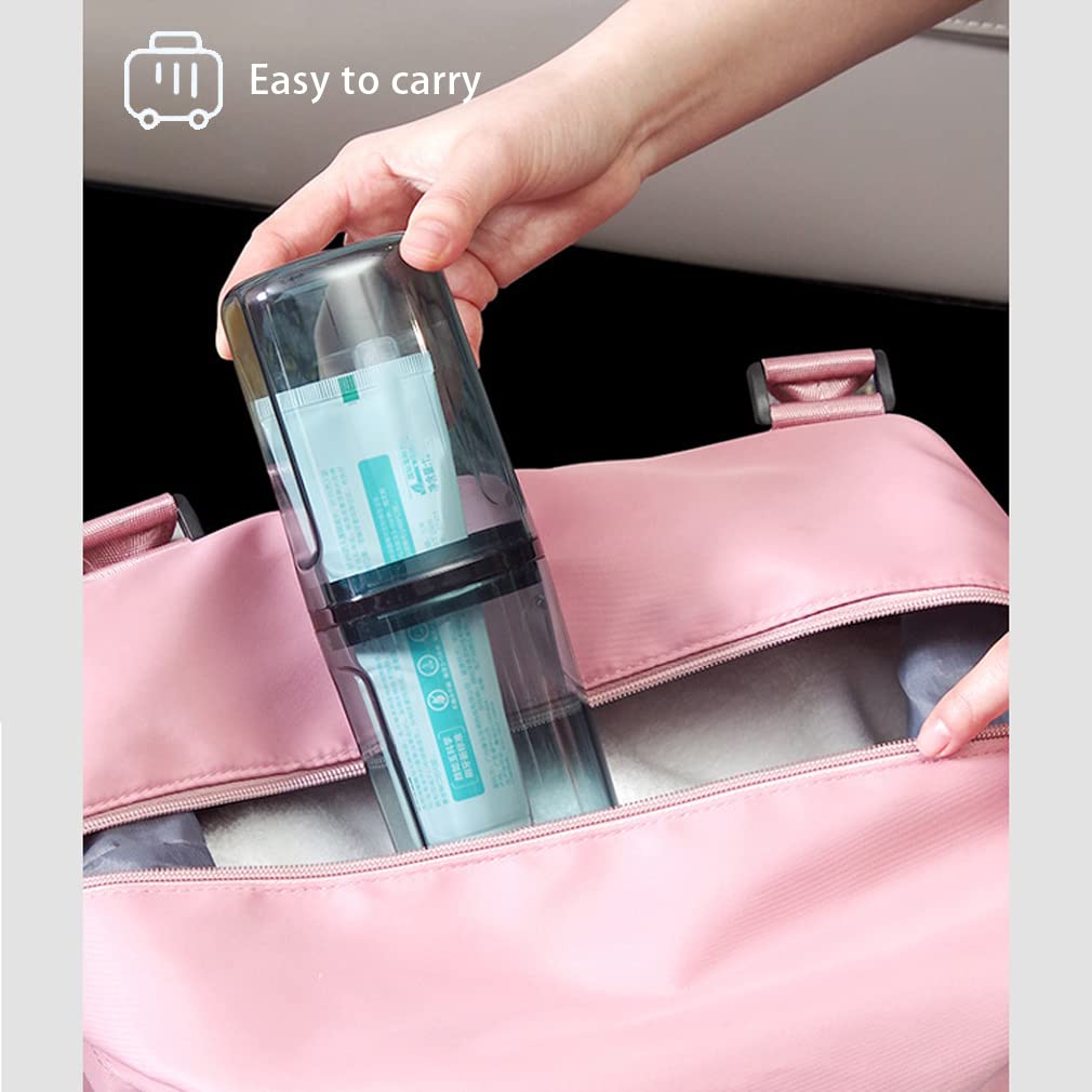 Travel Toothbrush Cup, Multifunction Capsule Shape Wash Gargle Cup Portable Business Trips Travel Toothpaste Case Toothbrush Holder Organizer Box