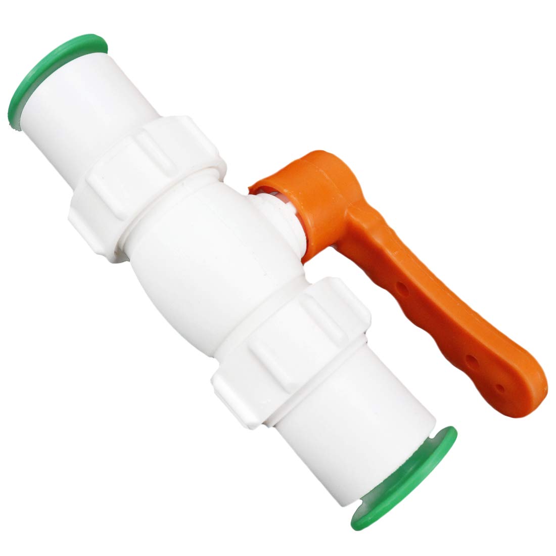 Meprotal 2pcs PPR Union Ball Valve Pipe Fittings Shut-Off Valves for Air Oil Water for 20mm Pipe Diameter