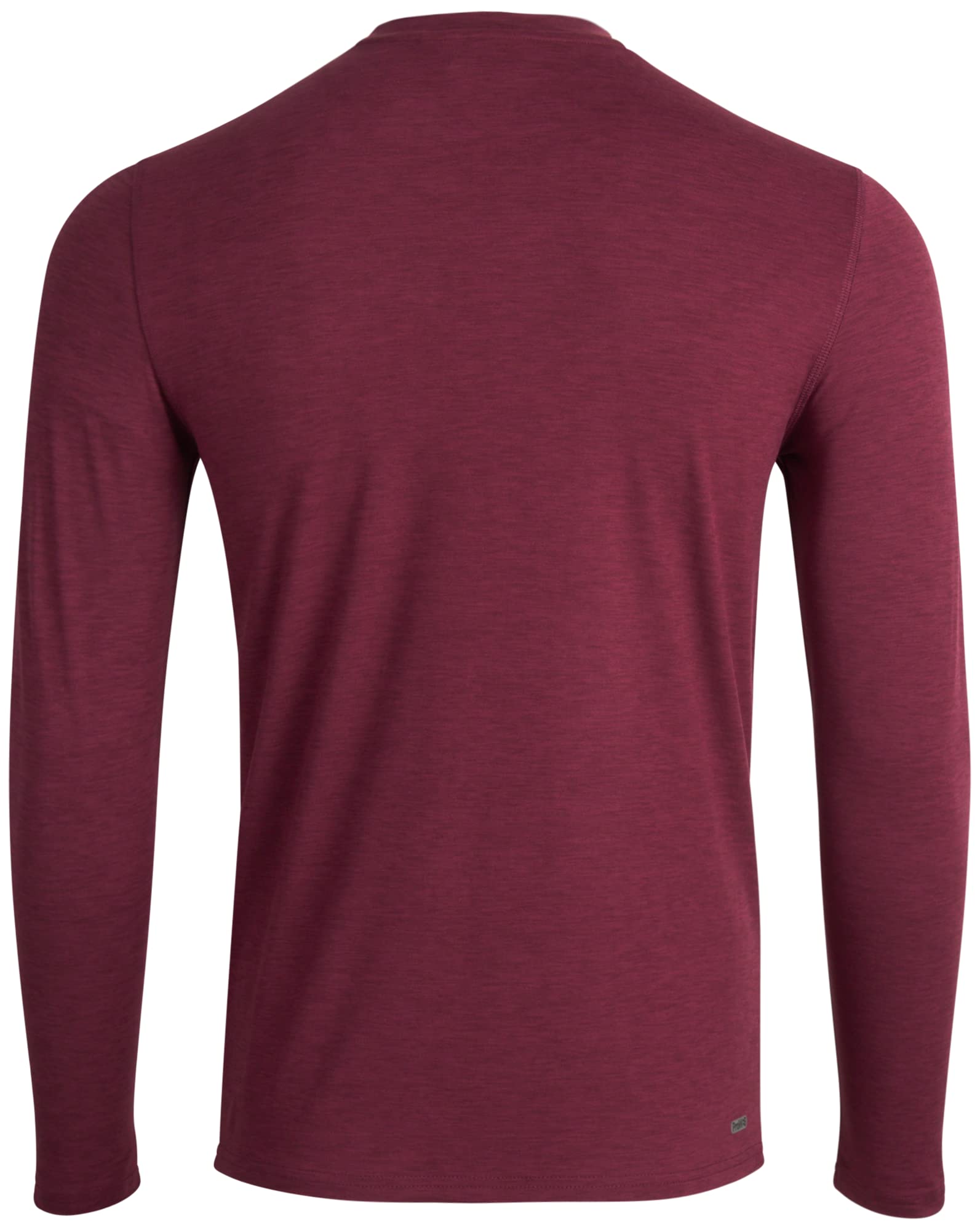 Spyder Men's Athletic T-Shirt - 2 Pack Dry-Fit Long Sleeve Active Performance Sports Tee (S-XL), Size M, Charcoal/Wine
