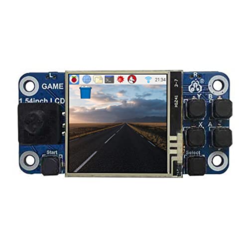 Yuisle 1.54in LCD Display Screen Board 240X240Pixels Console Expansion Module for 4B/3B+/3B/Zero2W Mini Game Console Expansion Module