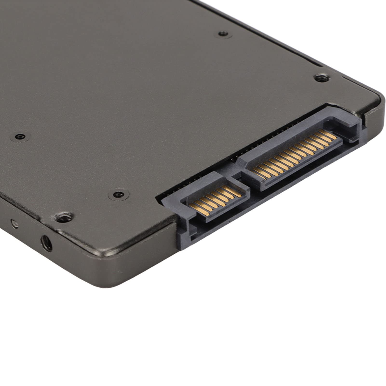 SSD Chassis, Ultrathin 6Gbps Sandblasted Oxidation Point SSD Hard Drive Adapter Computer Backlit Board for Hard Drive Grey