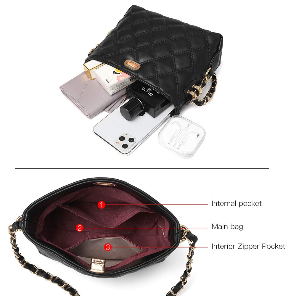 Small Crossbody Bags for Women Purses & Mini Backpack for Women with Cute Pompom