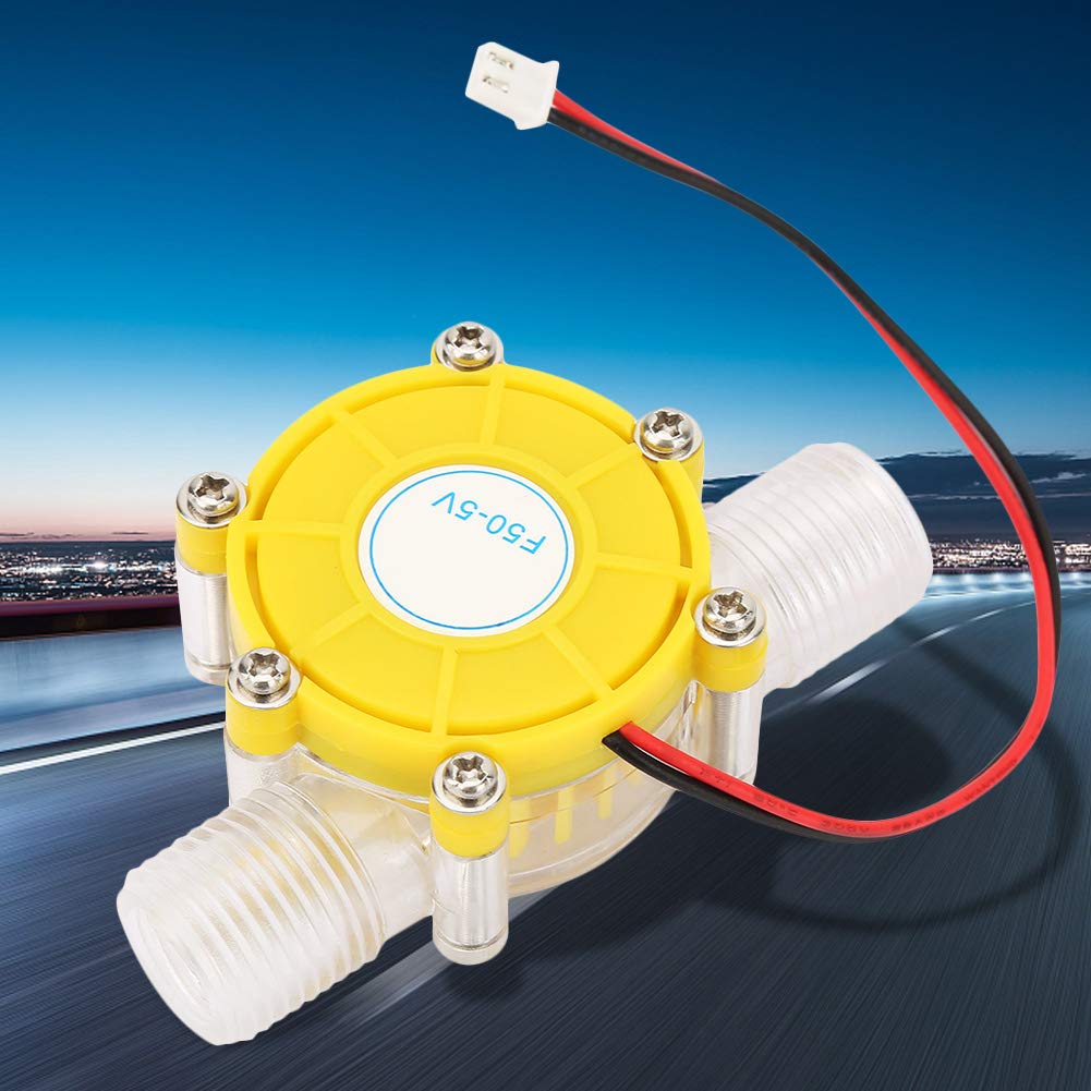 Nikou F50 Regulated DC Micro Hydroelectric Generator Micro-hydro DC Water Flow Pump Turbine Hydroelectric Power Energy Generator (F50 5V)