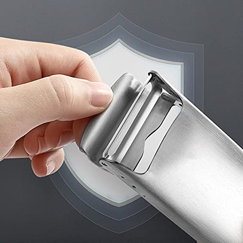 MEGLOB Peeler, 1pc Multifunctional Stainless Steel Peeler Potato Radish Slicing Peeling Knife Vegetable And Fruit Slicing(18.5 * 4.5cm)