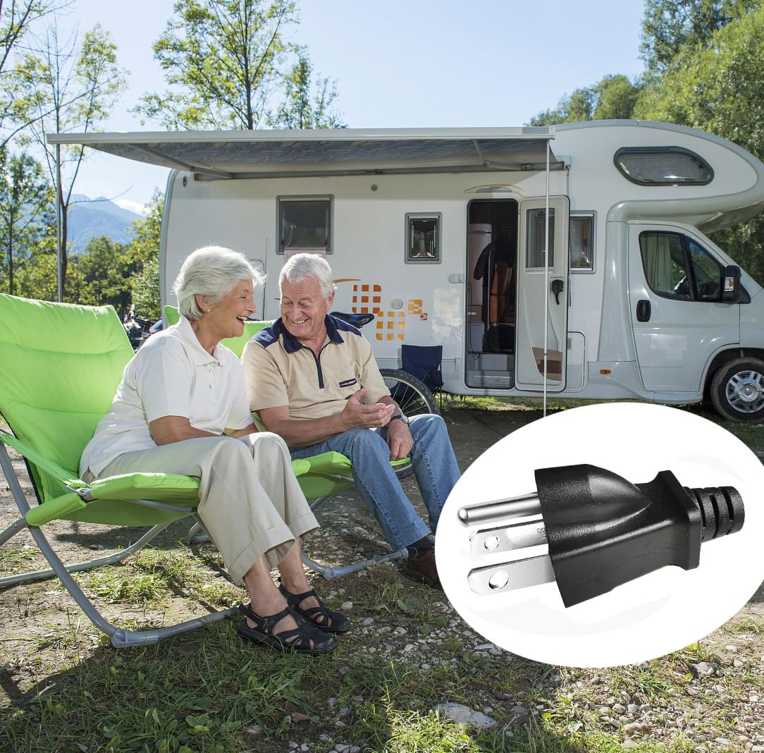 Neutral Ground Bonding Plug for Portable Inverter Generator Surge Guard Generator with Floating Neutral on RV.Camper for Open Ground Error. Compatible with EcoFlow/Honda/Champion generators