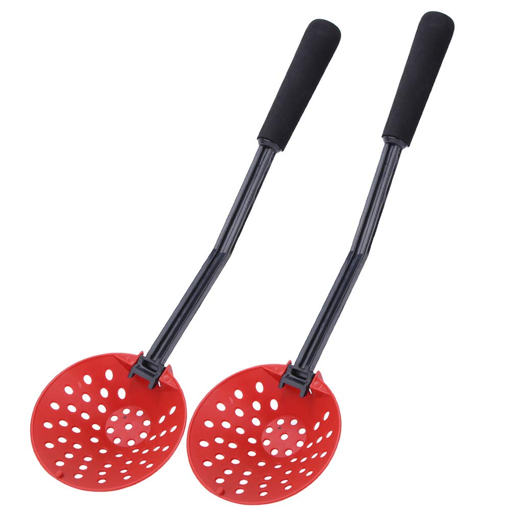 OUKENS Other Fishing Tools and Accessories Fishing Scoop, 2pcs Fishing Tackles & Equipment Foldable Plastic Non-Slip Winter Ice