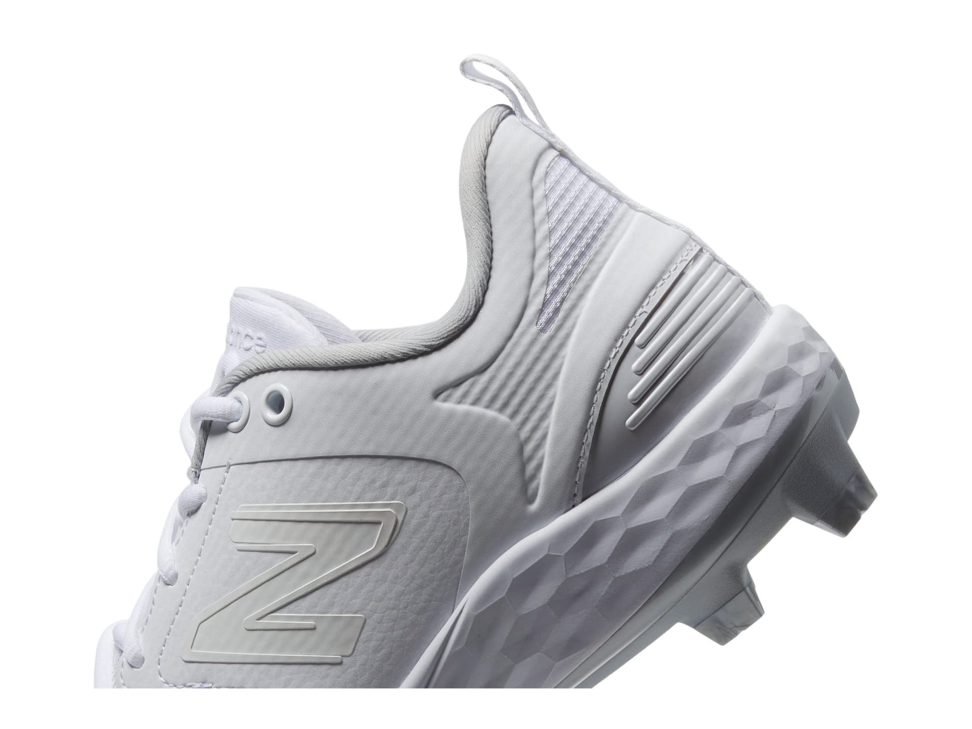 New Balance Men's Fresh Foam 3000 V6 Molded Baseball Shoe, Pearl/White, 10