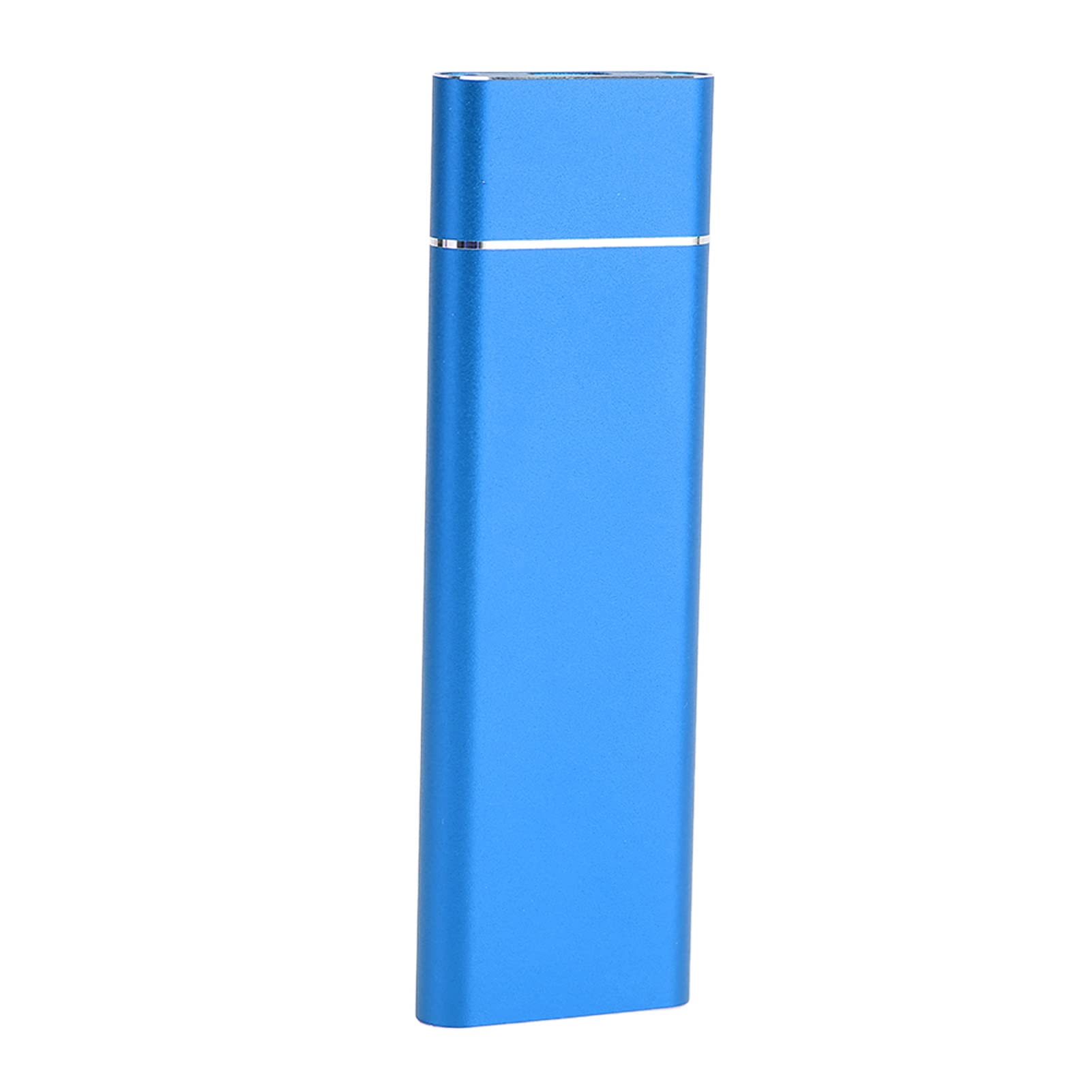 SSD Enclosure, Aluminum Alloy NVME SSD Enclosure High Speed Transfer Plug and Play Dual Protocol for 2260mm (Blue)