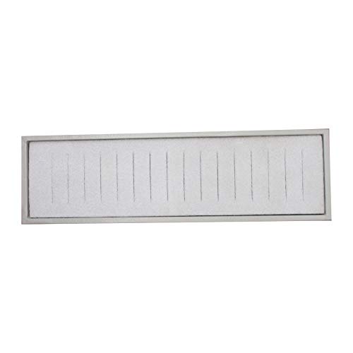 N'icePackaging 1 Qty - USA Deluxe Royal Grey 16 Slot Bangle Foam Insert Display - for Trays/Jewelry Cases - 6 Colors - Standard Size 14 1/4" x 3 3/4" x 1 1/8"