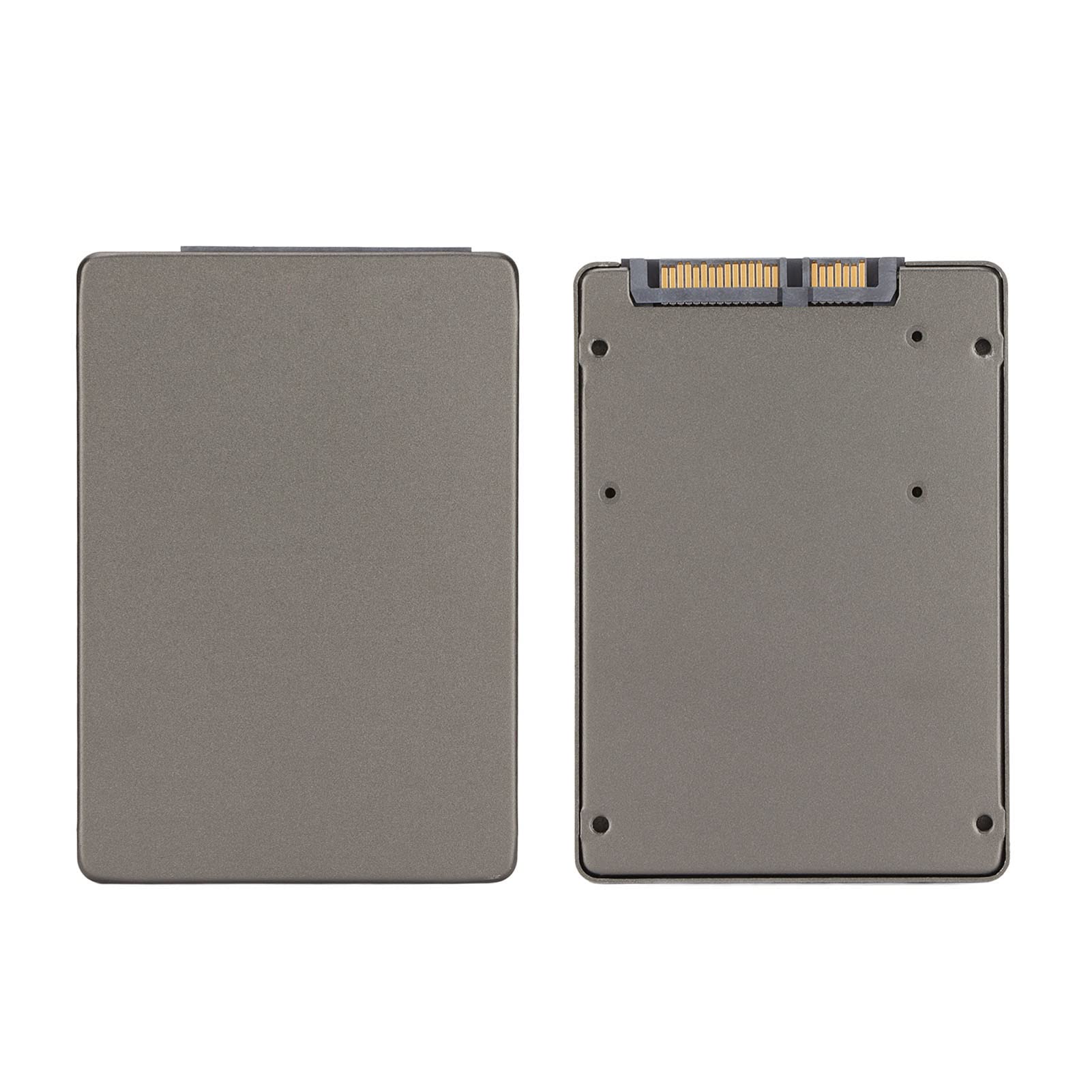 SSD Hard Drive Adapter Enclosure, UltraSlim 6Gbits High Heat Transfer Aluminum Alloy NGFFM.2toSATA3.0 SSD Hard Drive Computer Case Grey