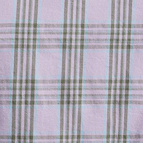 Lee Men's Extreme Motion All Purpose Classic Fit Short Sleeve Button Down Worker Shirt, Orchid Plaid