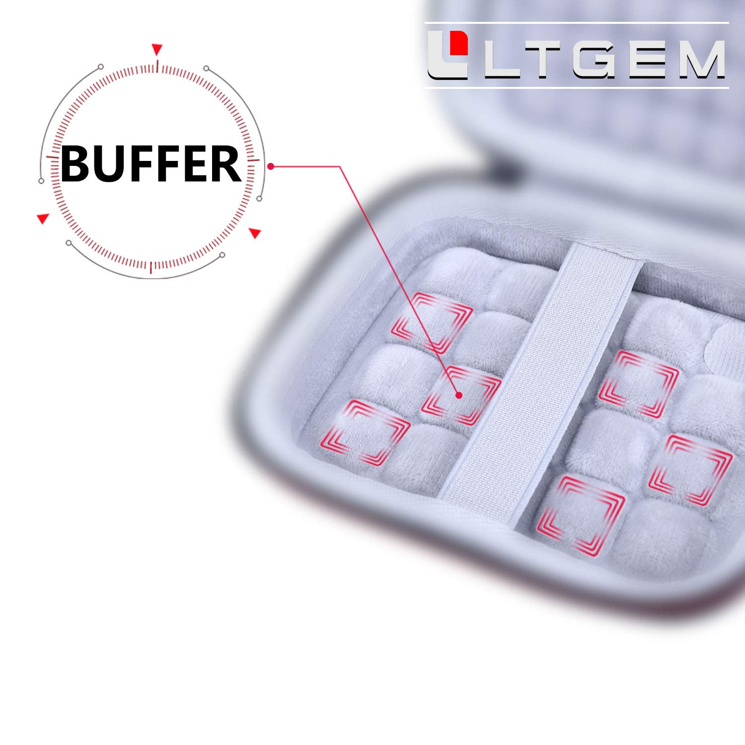 LTGEM Hard Travel Case for WD 1TB 2TB 3TB 4TB My Passport Portable External Hard Drive