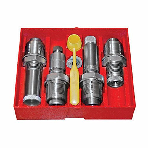LEE PRECISION 90963 9-mm Carbide 4-Die Set Luger (Grey)