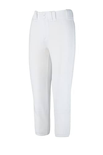 Mizuno Youth Girl's Prospect Softball Pant, White, X-Large