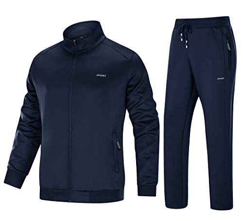 MAGNIVIT Men's Running Tracksuit Athletic Sports Jacket and Pants Set