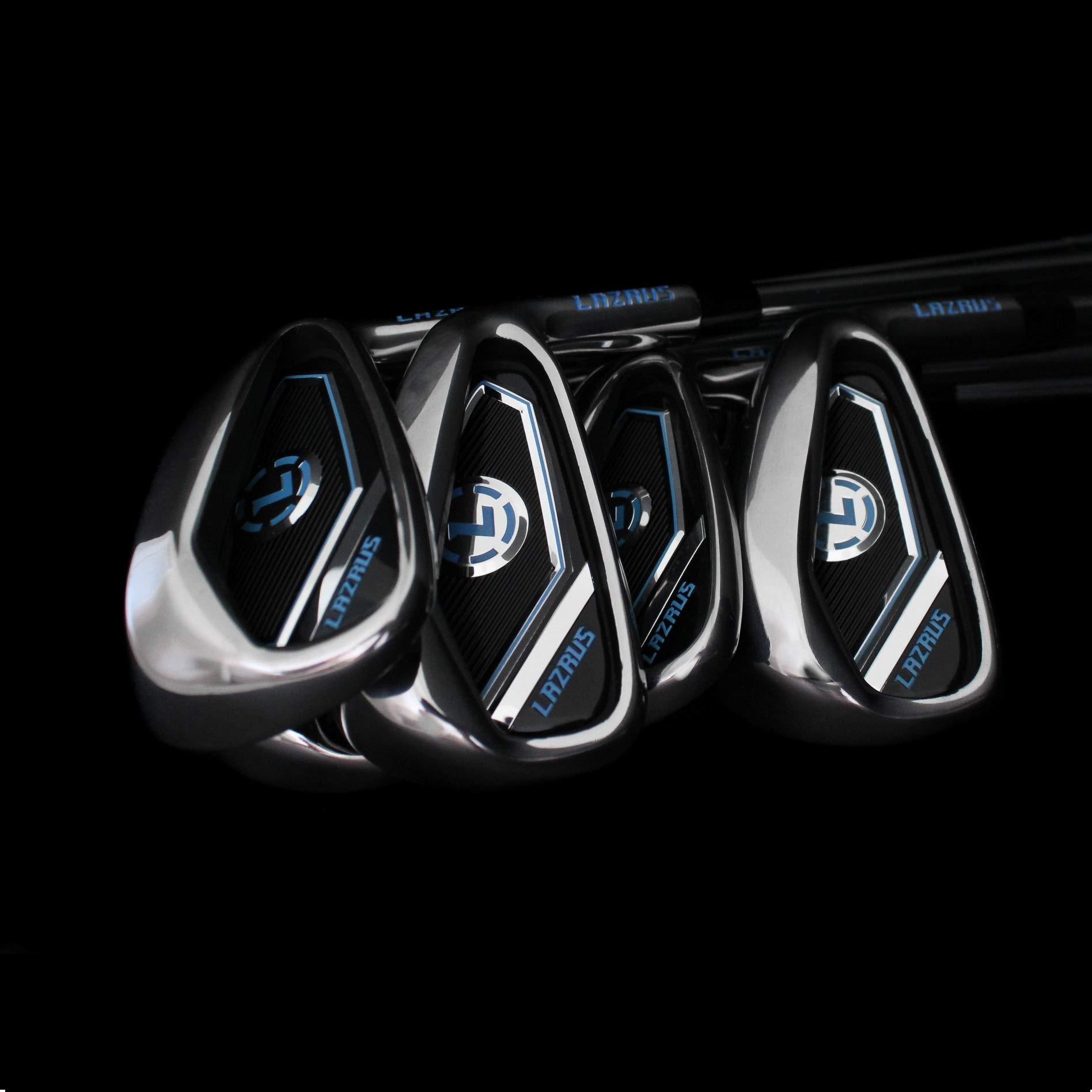 Lazrus Golf | Player-Friendly RH 4-PW, Pitching Wedge Set with Regular Flex & Steel Shaft | Premium Quality Golf Clubs for Men (RH, 4-PW Set, 7 pcs)