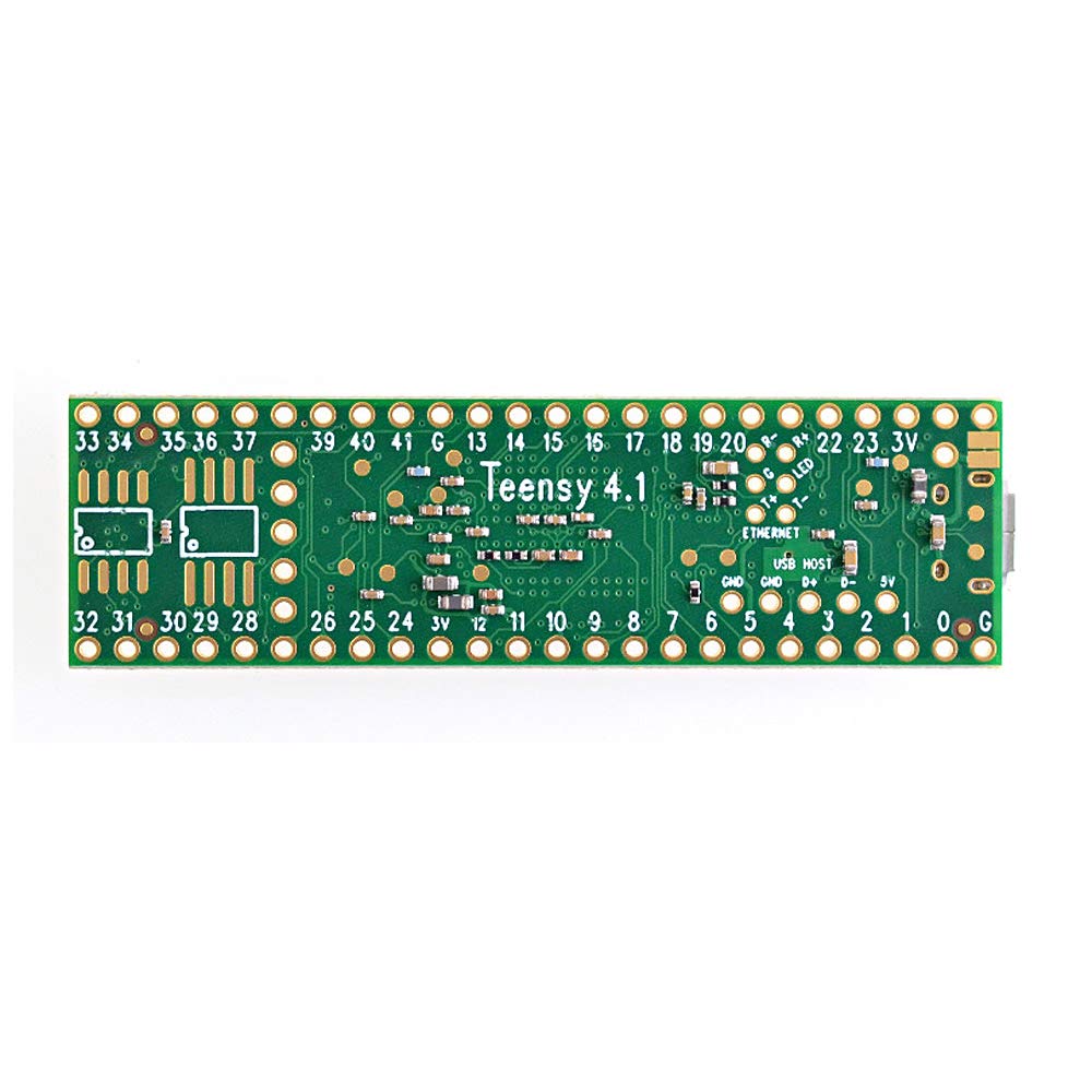 Teensy 4.1 ARM Cortex-M7 Processor at 600MHz with a NXP iMXRT1062 (Without pins)