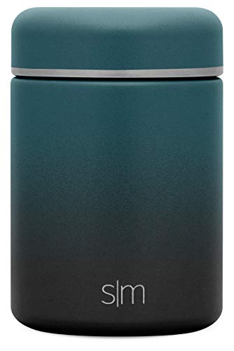 Simple Modern Provision Insulated Food Jar Thermos -Stainless Steel Leak Proof Storage Lunch Container for Hot Food 12oz with Steel Lid Ombre: Moonlight