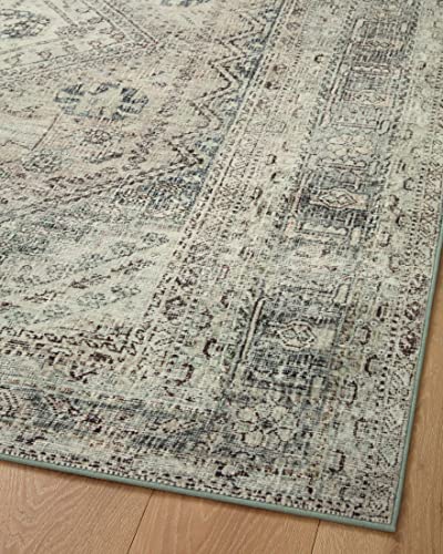 Loloi Magnolia Home by Joanna Gaines x Sinclair Natural/Sage 7'-6" x 9'-6" Area Rug